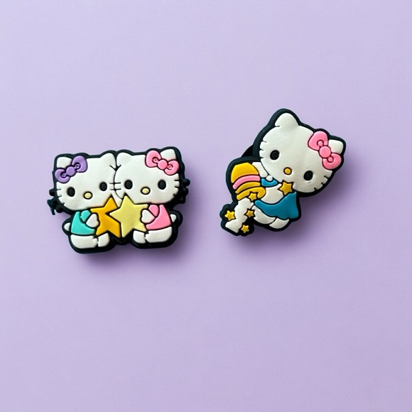 Sanrio | Accessories | Hello Kitty Sanrio Croc Charms Duo Aquarius ...